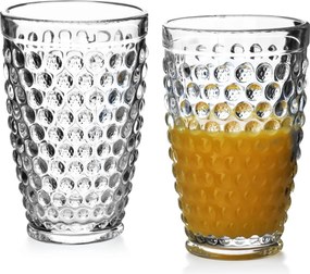 Sada 6 sklenice ELISE DOTS 380 ml čirá