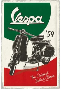 Postershop Plechová cedule: Vespa (The Italian Classic) - 40x60 cm