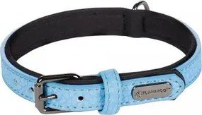 Flamingo Leza Obojek s neoprenovým polstrováním modrá S