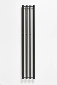 P.M.H. PMH Rosendal 115 x 1500 mm R2/2 koupelnový radiátor Barva PMH: Černá - strukturální