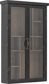 BLOOMINGVILLE Nástěnný kabinet HAZEM černý 82065371