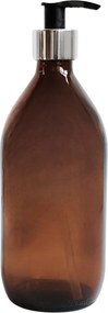 Dávkovač mýdla MONA 500 ml s černo-stribrný dávkovačem