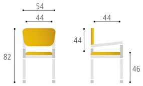 Jednací kovová židle TRITON BLACK – s područkami Office Pro Antracit DK 15