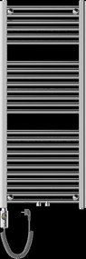 Mexen Mars, elektrické topné těleso 1200x500 mm + topná tyč 600 W, chromová, W110-1200-500-2600-01