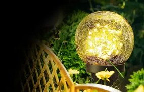 Superfire FF16-A solární zahradní lampa / 600 mAh / doprodej