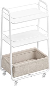 XXXLutz SERVÍROVACÍ VOZÍK, bílá, béžová, 43/81/30 cm Boxxx - Barové vozíky - 002543078601