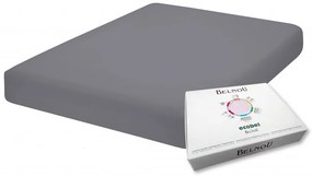 Nepropustné hyperprodyšné prostěradlo BelnoU ECOBEL 90x200 cm - tmavě šedá
