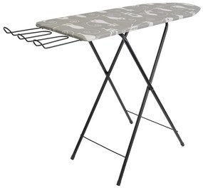 Erga Model Irit Black, žehlící prkno 120x30x80 cm, černá-vícebarevné, ERG-SEP-10DESIRITBLA