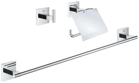 Grohe QuickFix Start Cube - Set koupelnových doplňků 3 v 1, chrom 41124000