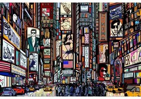 Vliesové fototapety na zeď Náměstí Times Square | MS-5-0013 | 375x250 cm