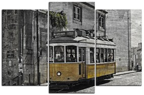 Obraz na plátně - Historická tramvaj 1121QC (120x80 cm)