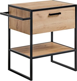 Skříňka pod umyvadlo loft 70 cm stojící se zásuvkou (BROOKLIN 825A FSC)