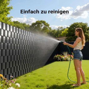 Stínicí pás do plotu Wiltec – 19 cm, antracitová (51494)