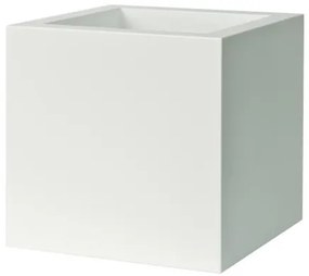 Plust - Designový květináč KUBE,  30 x 30 cm - bílý