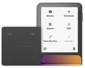 Ledger flex ferro fuchsia crypto hardware wallet with recovery key