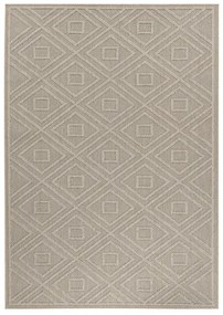 Ayyildiz, Kusový koberec Patara 4956 Beige – na ven i na doma, 80x150, béžová, chodba / předsíň