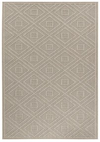 Ayyildiz, Kusový koberec Patara 4956 Beige – na ven i na doma, 80x150, béžová, chodba / předsíň