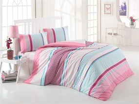 Povlečení Brotex Exkluzivní 100% Bavlna Penelopa růžová 140x200 / 70x90 cm