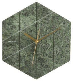 Nástěnné hodiny Marble Hexagon 28,5 cm Karlsson *