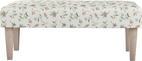 Dlouhá lavička 100x40cm barva vícebarevná látka vzorované