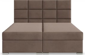 AGroup Kontinentální čalouněná postel CALVI (180 x 200 cm) Barva látky Trinity: Modrá (Trinity 2313)
