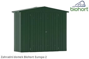 Biohort Zahradní domek EUROPA 2 Barva: tmavě zelená