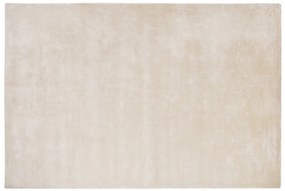 Viskózový koberec 140 x 200 cm světle béžový GESI II Beliani