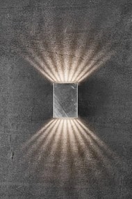 NOR 2019041031 Venkovní nástěnné svítidlo Fold 10 2x3,5W LED galvanizovaná ocel čirá - NORDLUX