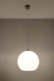 Lustr SOLLUX Ball E27 1x60W bez zdroje SL.0256 bílé sklo