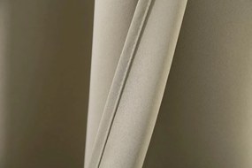 Závěs OXFORD 140x270 cm, béžový Zavěšení: Řasící páska