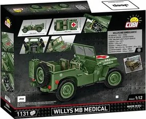 COBI 2806 Willys MB sanitka / 1131 kostek / 1:12 / od 10 let