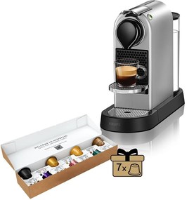 Kávovar na kapsle nespresso krups citiz silver xn741b10
