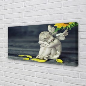 Obrazy na plátně Spací anděla slunečnice 100x50 cm
