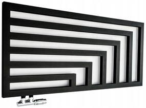 Regnis Kreon Zenit, topné těleso 1000x550 mm, 541W, černá matná, KZ100/55/PB500/BLACK