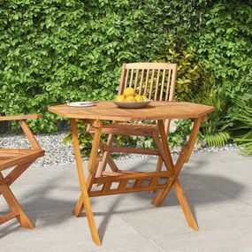 vidaXL Skládací zahradní stůl 90 x 75 cm masivní akáciové dřevo [319672]