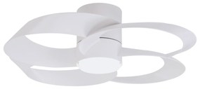 Mantra Rose, ventilátor se svítidlem a dálk. ovladačem LED 24W 2700-5000K, bílá, průměr 65cm