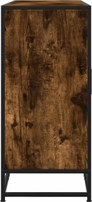 Příborník kouřový dub 134 x 35 x 76 cm kompozitní dřevo 3300817