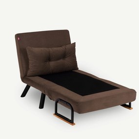 Atelier del Sofa 1-místná pohovka Sando Single - Brown, Hnědá