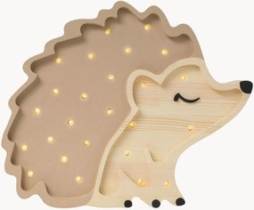 Ručně vyrobená LED lampa do dětského pokoje's funkcí časovače a dálkovým ovládáním Hedgehog, stmívatelná