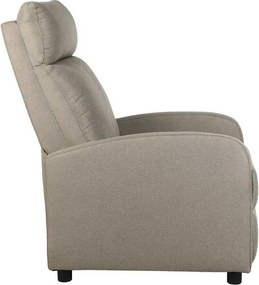 LuxuryForm DESIGN Televizní křeslo RUFO s polohováním - béžové