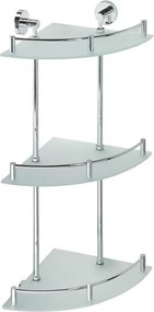 Bemeta Omega rohová polička chrom 104202152