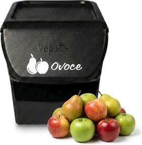 VILDE Úložný box na brambory a cibuli s větráním, VEGBOX šedý (14l - 5-8kg brambor)