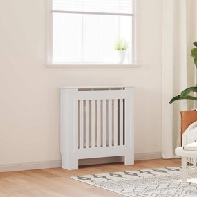 Kryt radiátoru 2 ks Bílá 78 x 19 x 81,5 cm Kompozitní dřevo 3403241