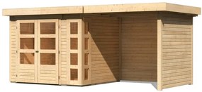 Dřevěný zahradní domek KERKO 3 s přístavkem 240 Lanitplast