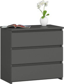 Komoda CL3 3SZ CLP grafitová šedá
