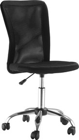 Ergonomická kancelářská židle Vinsetto, nastavitelná výška, 360° otáčení s prodyšným opěradlem, pro kancelář a studovnu, nosnost do 100 kg, černá | Ao