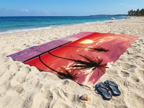 Rychleschnoucí XXL plážová osuška SERENA barevná 150 x 210 cm, 100% mikrovlákno