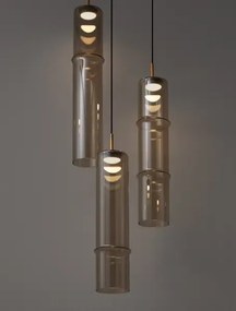 Designový lustr Sano 3 Zlatá