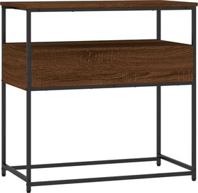 vidaXL Konzolový stolek 75 x 40 x 75 cm kompozitní dřevo [834159] Barva: Černá