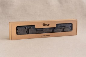 Rea Ari, sada koupelnových doplňků (4 kusy), černá matná, REA-05003